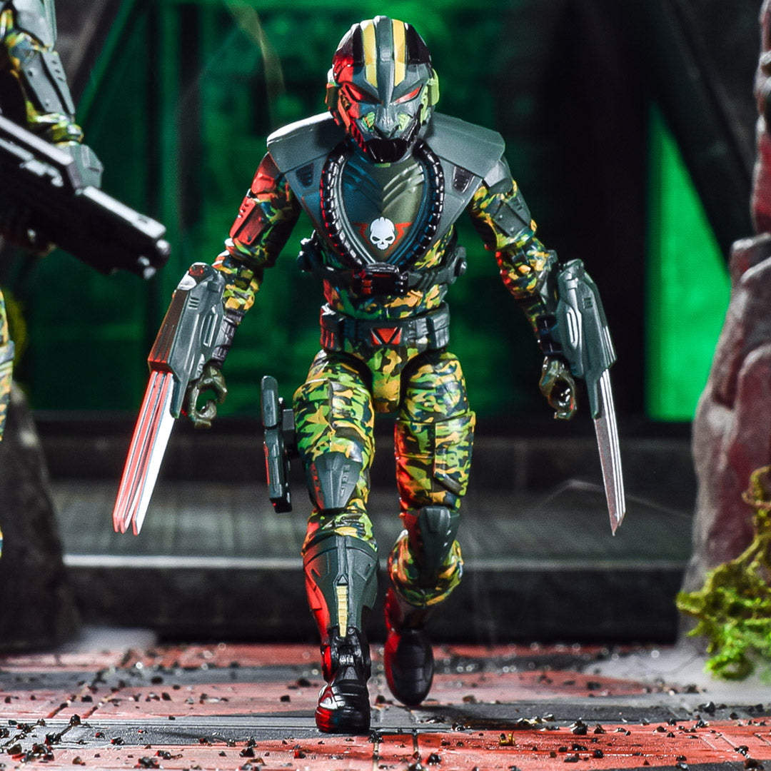 4" Red Shadows® JUNGLE WOLF TROOPER – SKELETRON
