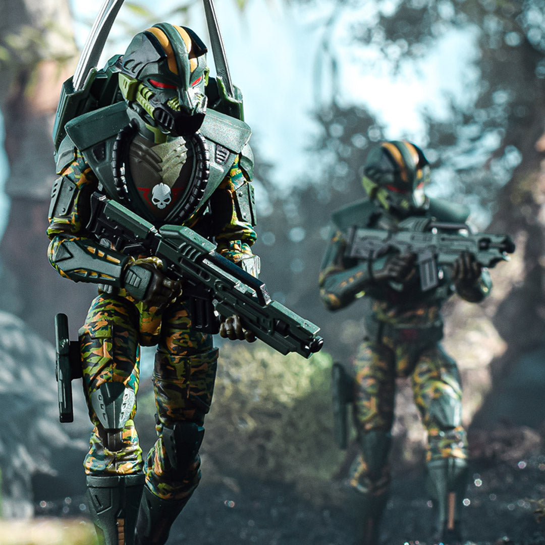 4" Red Shadows® JUNGLE WOLF TROOPER – SKELETRON